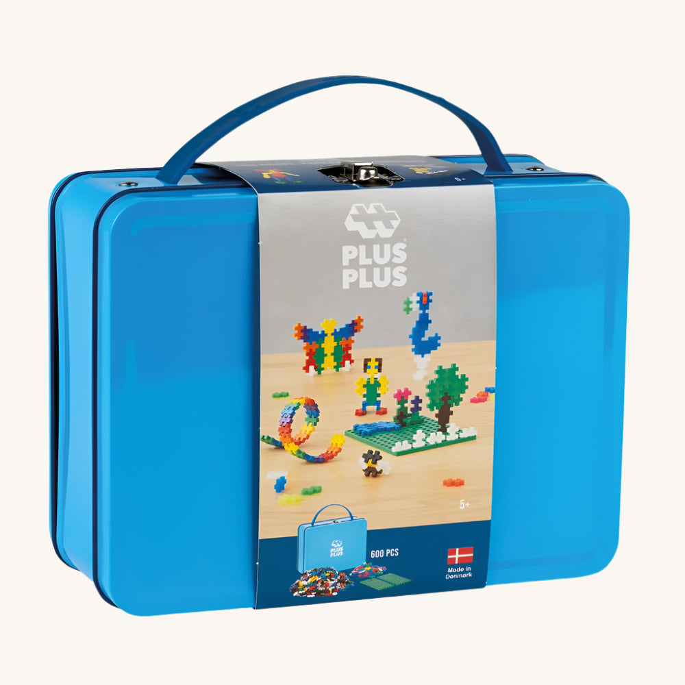 PLUS PLUS Suitcase Basic Metal - 600 pcs – Forest of Play