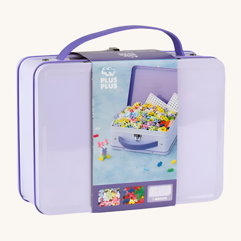 PLUS PLUS Suitcase Pastel Metal - 600 pcs – Forest of Play