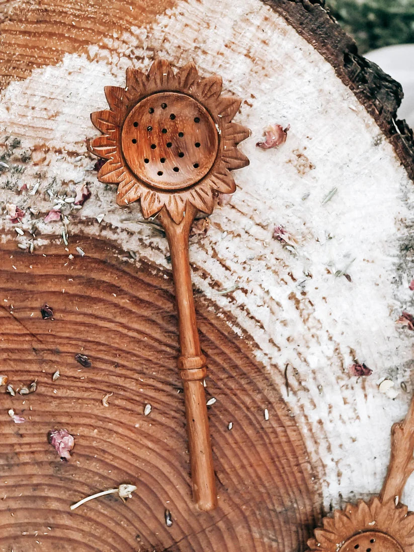 WILD MOUNTAIN CHILD - Sunflower Slotted Spoon – Forest of Play