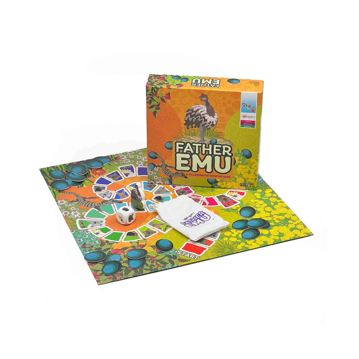 WINGARU Father Emu Board Game – Forest of Play